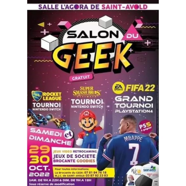 Salon du Geek - Office de tourisme de Saint-Avold Coeur de Moselle