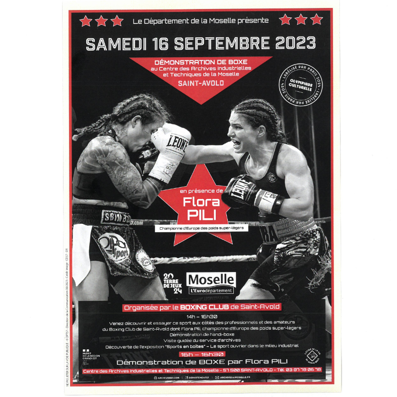 Démonstration de boxe en présence de Flora Pili - Office de tourisme de ...